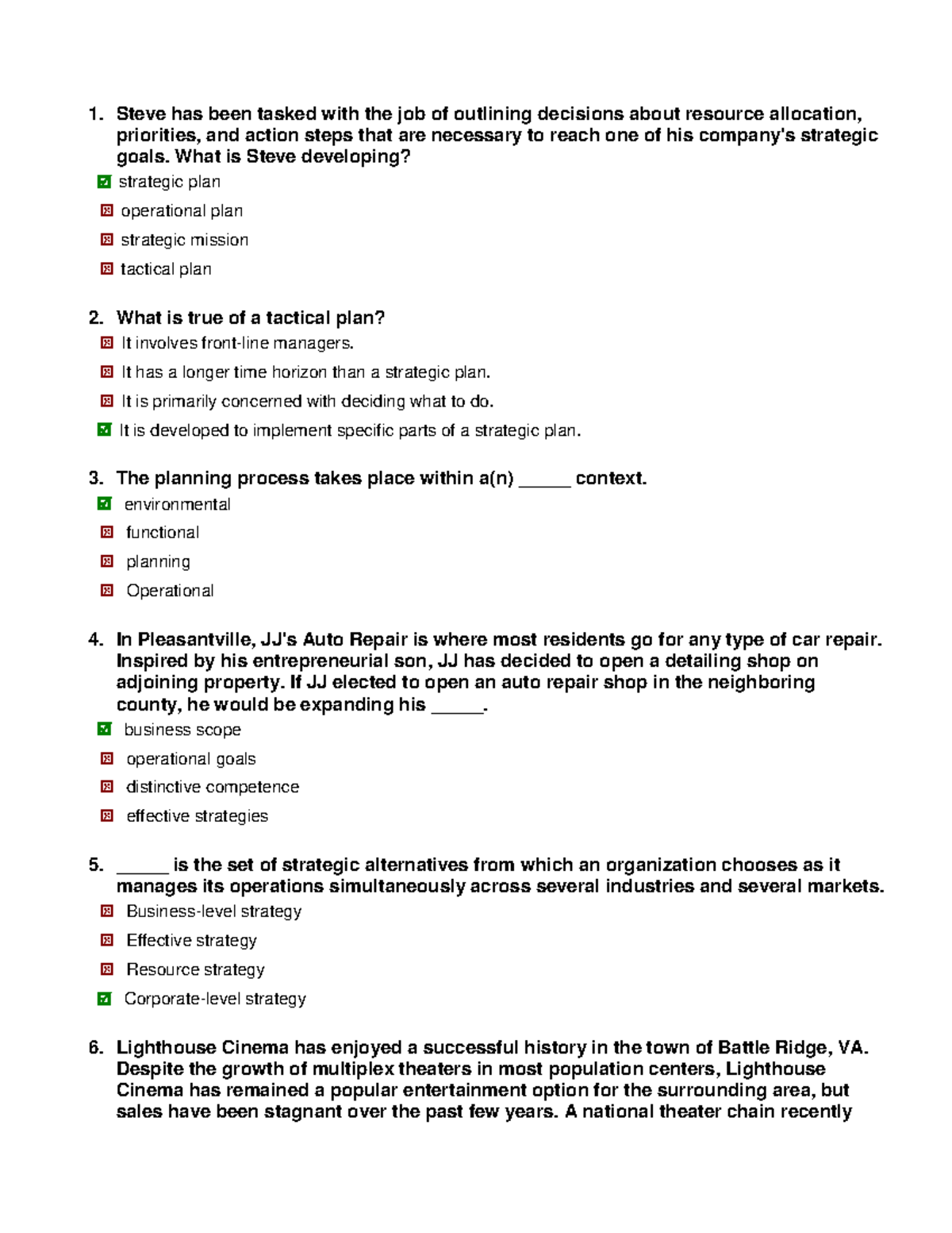 Quiz 2 - quiz 2 - 1. Steve has been tasked with the job of outlining ...