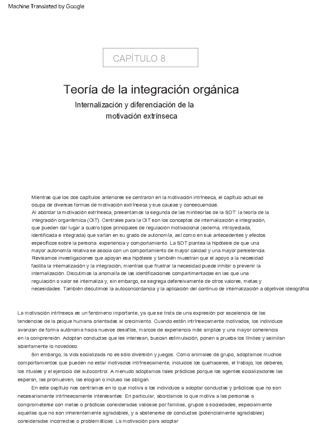Lectura 4-Chapter 8-Organismic Integration Theory. (pp. 179-215). Ryan ...