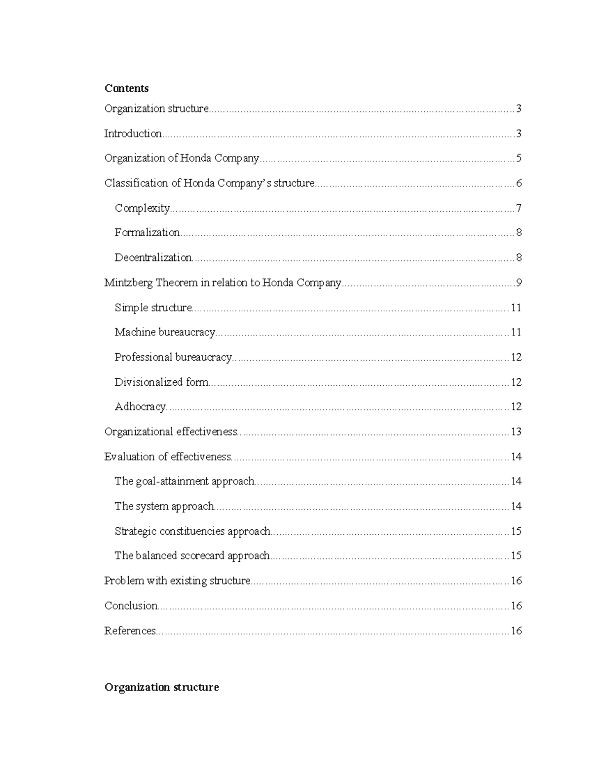 Building an organization - Contents Organization - Studocu