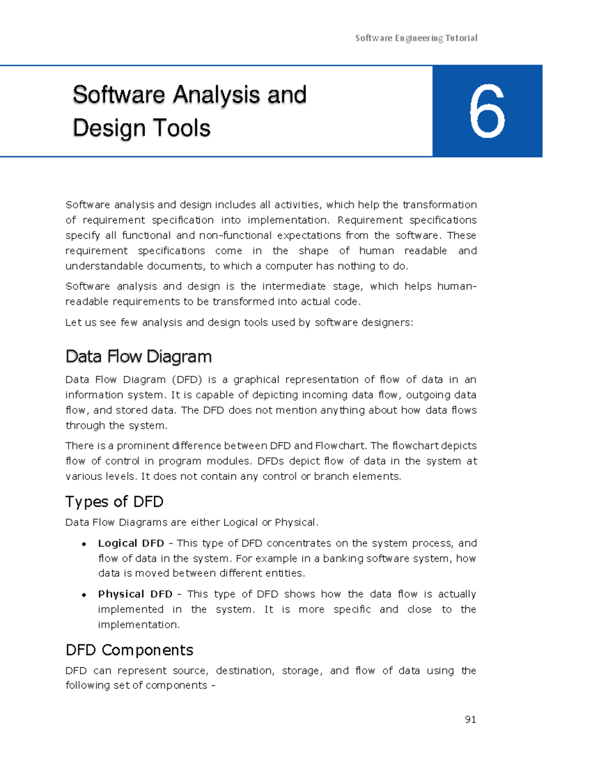 S6-sad tools - Software analysis and design includes all activities ...