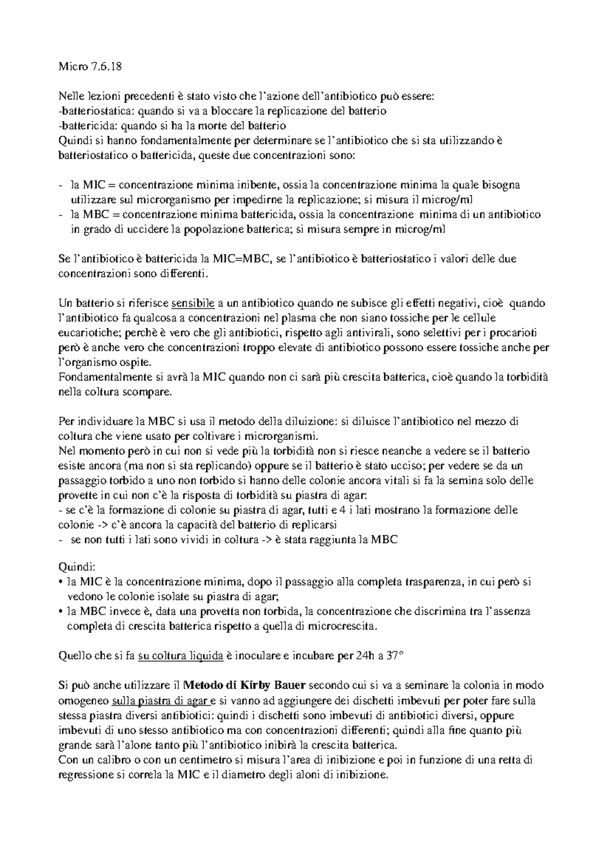 Micro 7 - Micro 7. Nelle lezioni precedenti è stato visto che l’azione ...