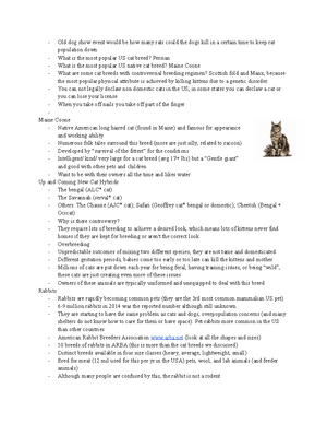 Lecture 1 - Introduction - ANS 105 - Introduction to Companion Animals ...