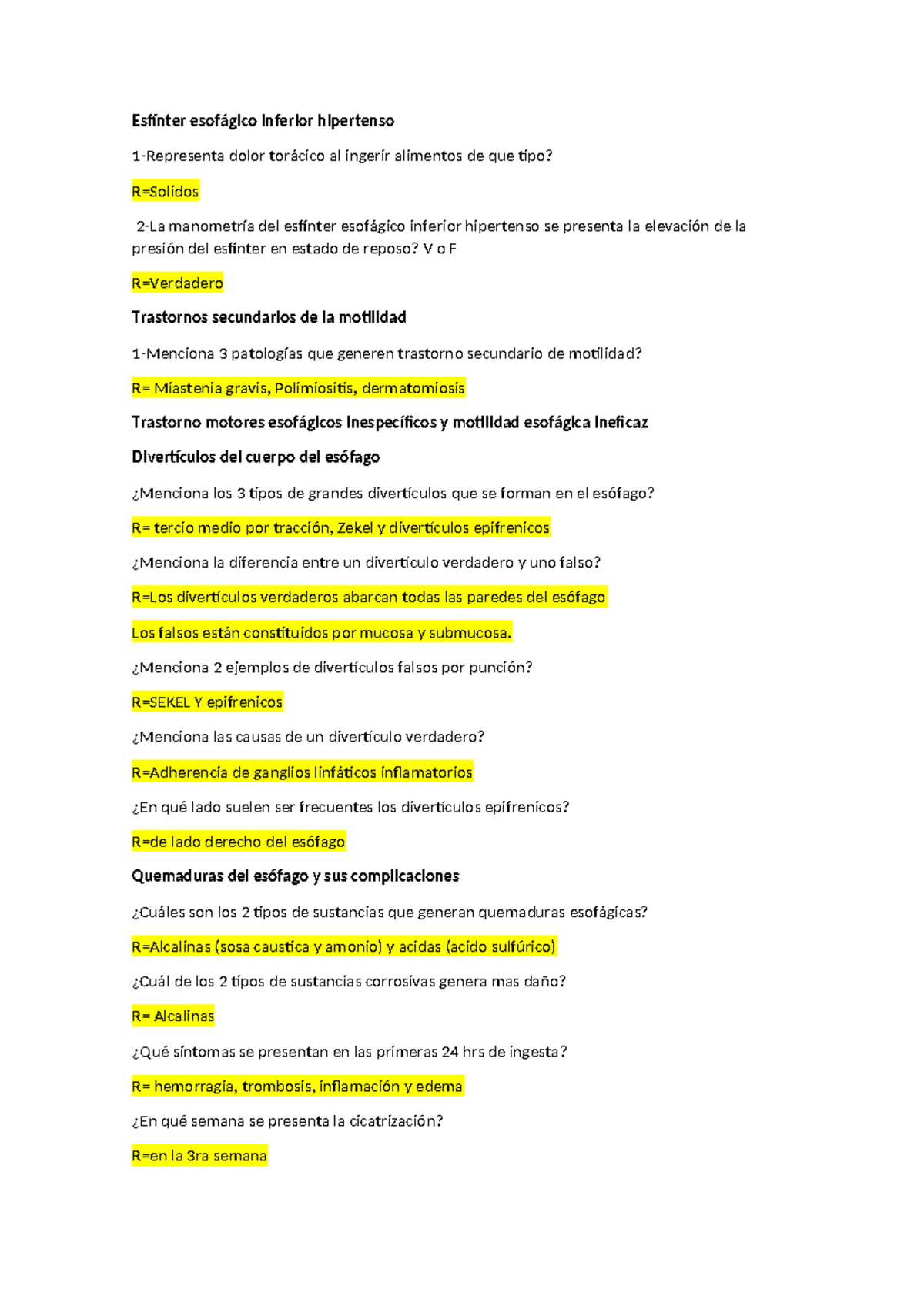 Guia semestral gastro-1 - Esfínter esofágico inferior hipertenso 1 ...