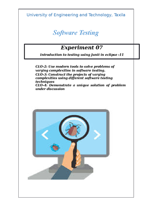 Assignment 01 OF SRE - UNIVERSITY OF ENGINEERING AND TECHNOLOGY, TAXILA Department of software ...