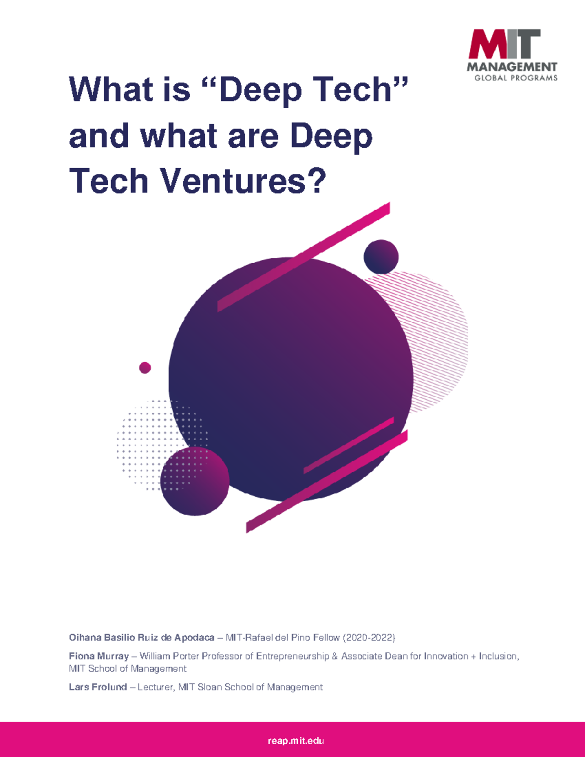 What is Deep Tech MIT 2023 - Oihana Basilio Ruiz de Apodaca – MIT ...