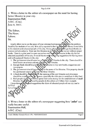 2nd YEAR English Notes BOOK II Chapter 1 to 5 - 2nd YEAR ENGLISH NOTES ...