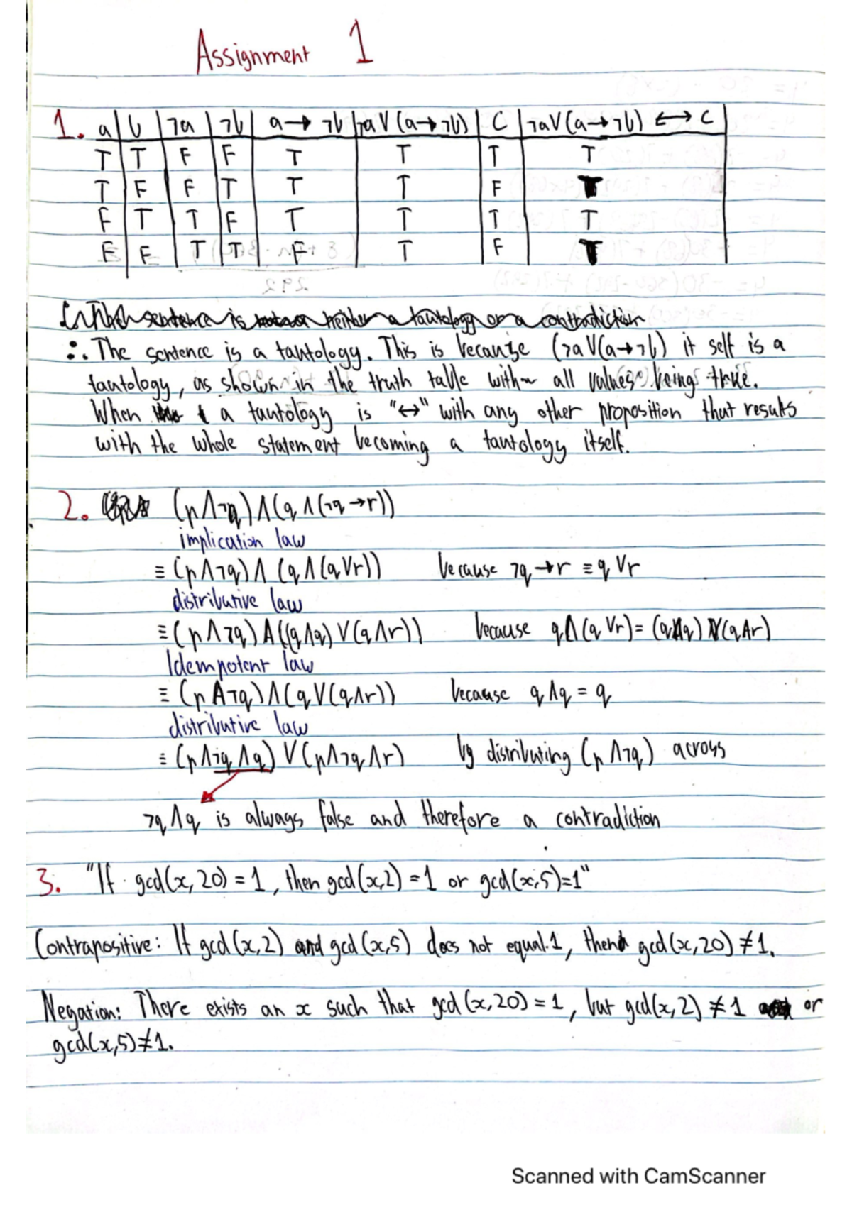Assignment 1 - MAT1830 - Studocu