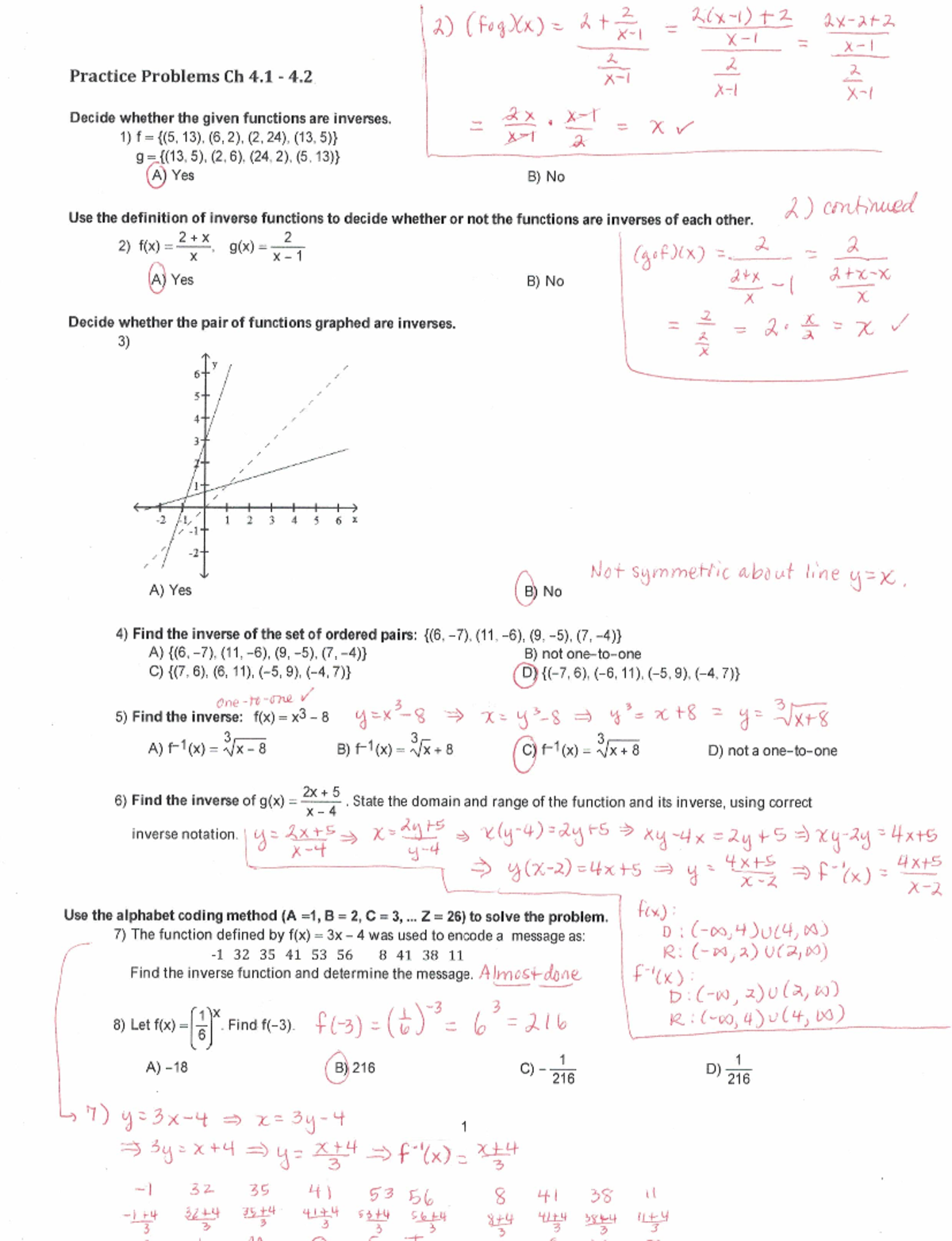 Solutions to Ch 4.1 - 4.2 Practice - MAT 171 - Studocu