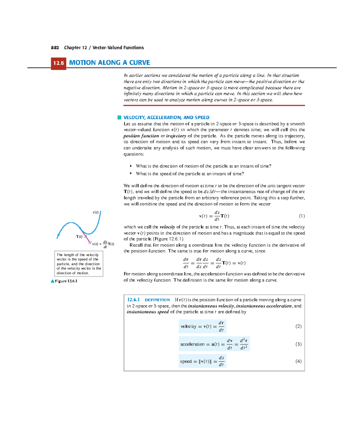 Math work ch12-5 - Math work - 882 Chapter 12 / Vector-Valued Functions ...