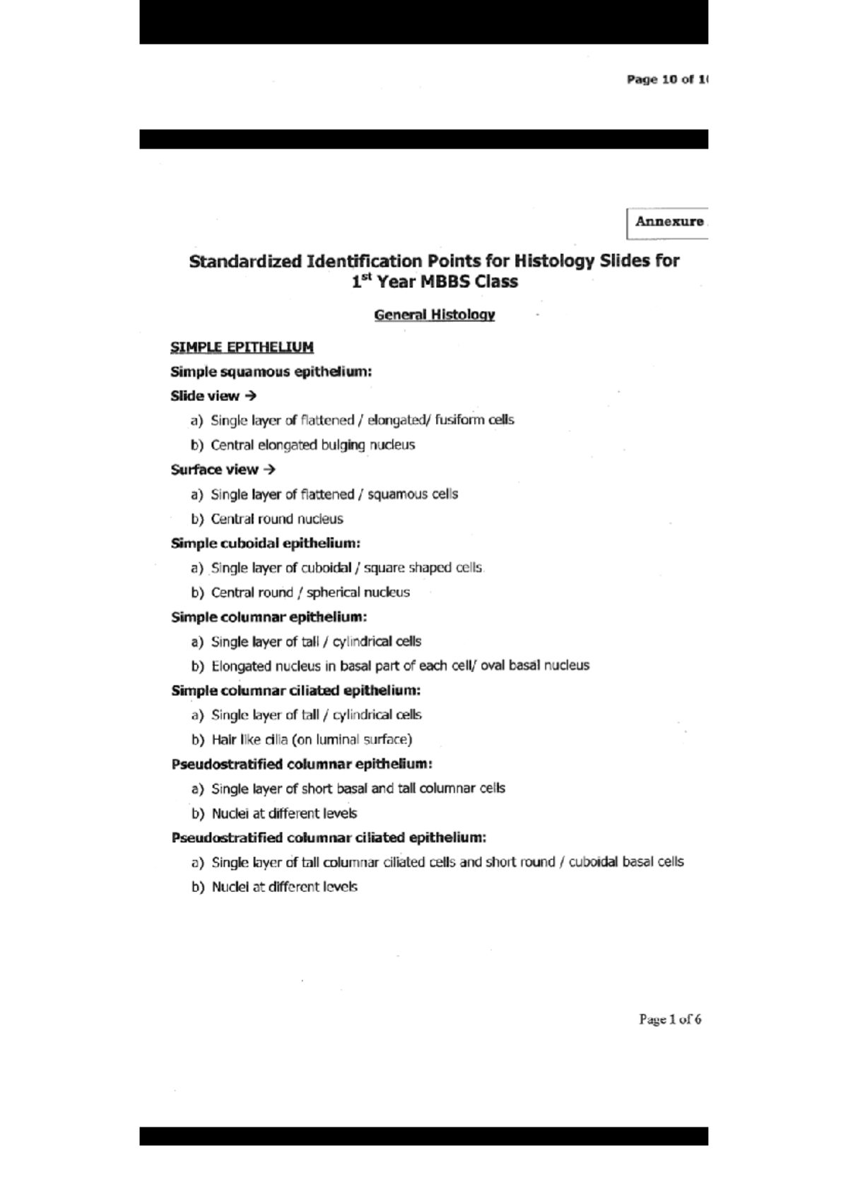 Histo Slides Identification Points - Blood Module - Studocu