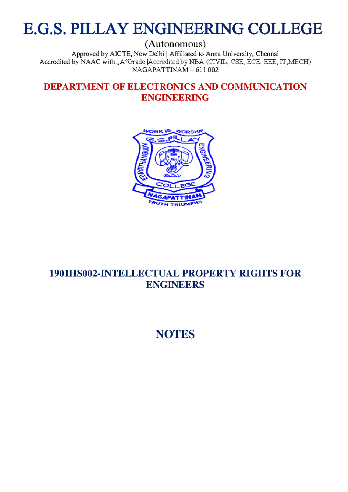 electronics communication engineering for ece and eee - (Autonomous) Approved by AICTE, New ...