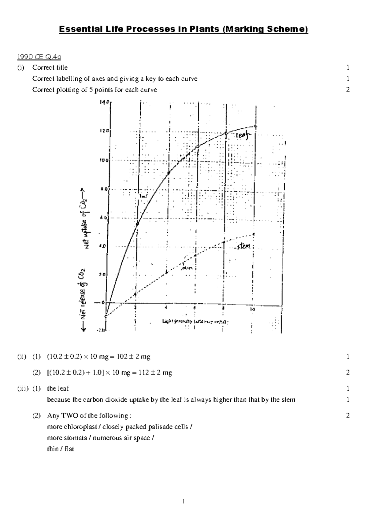 5. Essential Life Processes in Plants (MS) - Essential Life Processes ...