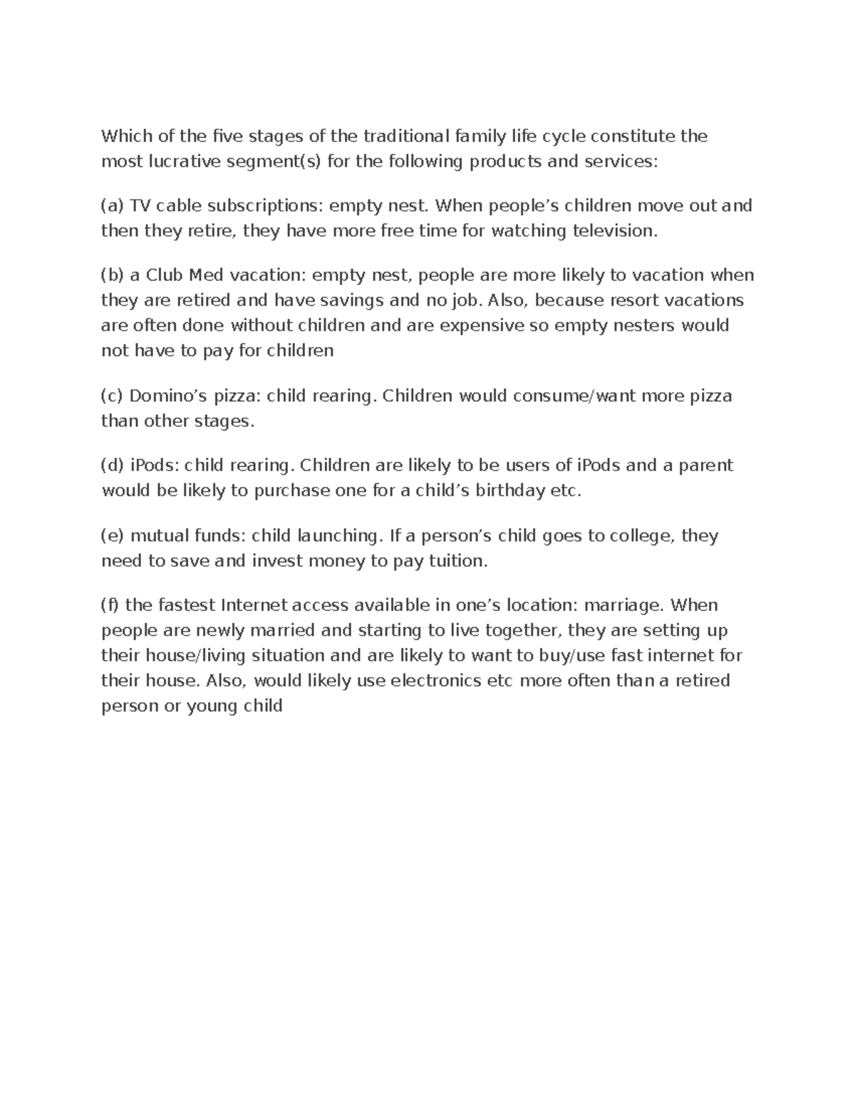 PE #5 - Connie Clary - Which of the five stages of the traditional ...