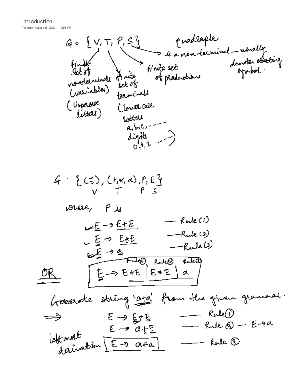 CNF and GNF - chomsky normal form and griebach normal form - CNF and ...
