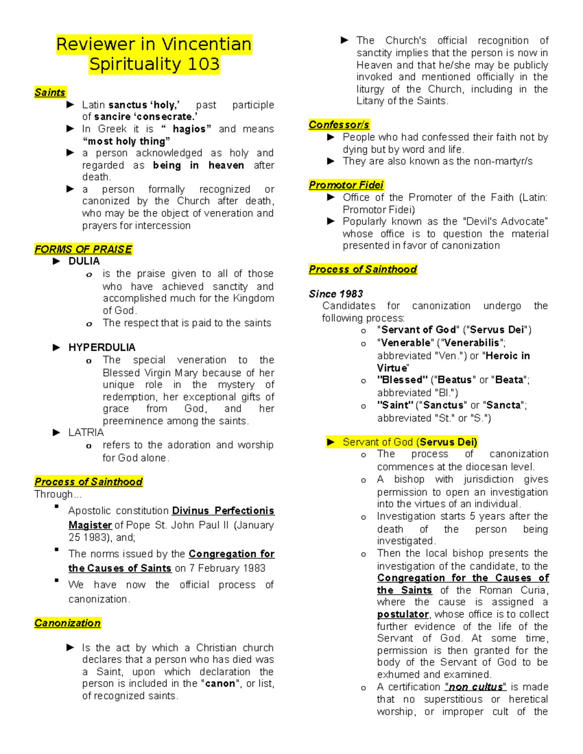 Reviewer-in-Vincentian-Spirituality-103 (STEM GR12 2020-2021 at Santa ...