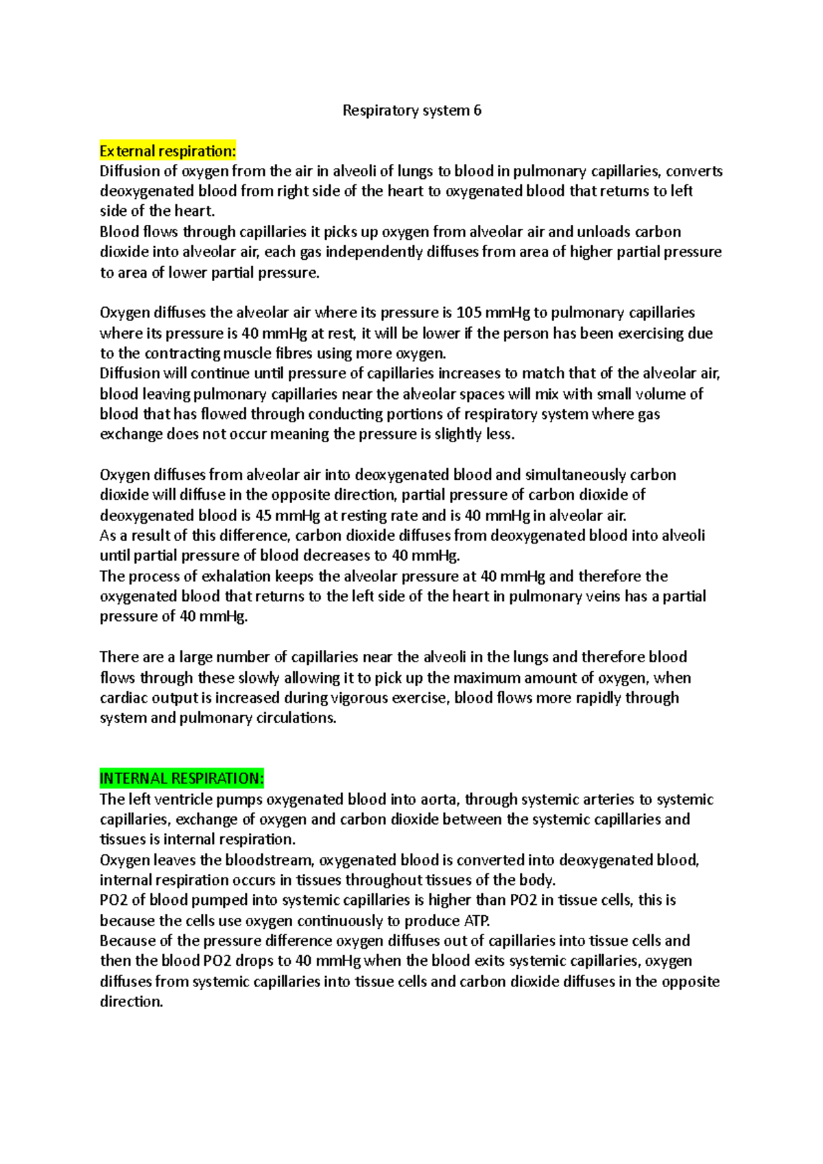 Respiratory system 6 - Principles of Anatomy and Physiology ...