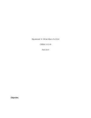 EXP #3 Reaction Rates - gen chem lab II - EXP #3: Reaction Rates ...