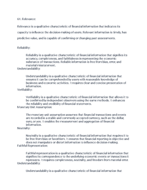 Ch 2 Lecture Notes - ACCT 200 – Elements of Accounting I Chapter 2 ...