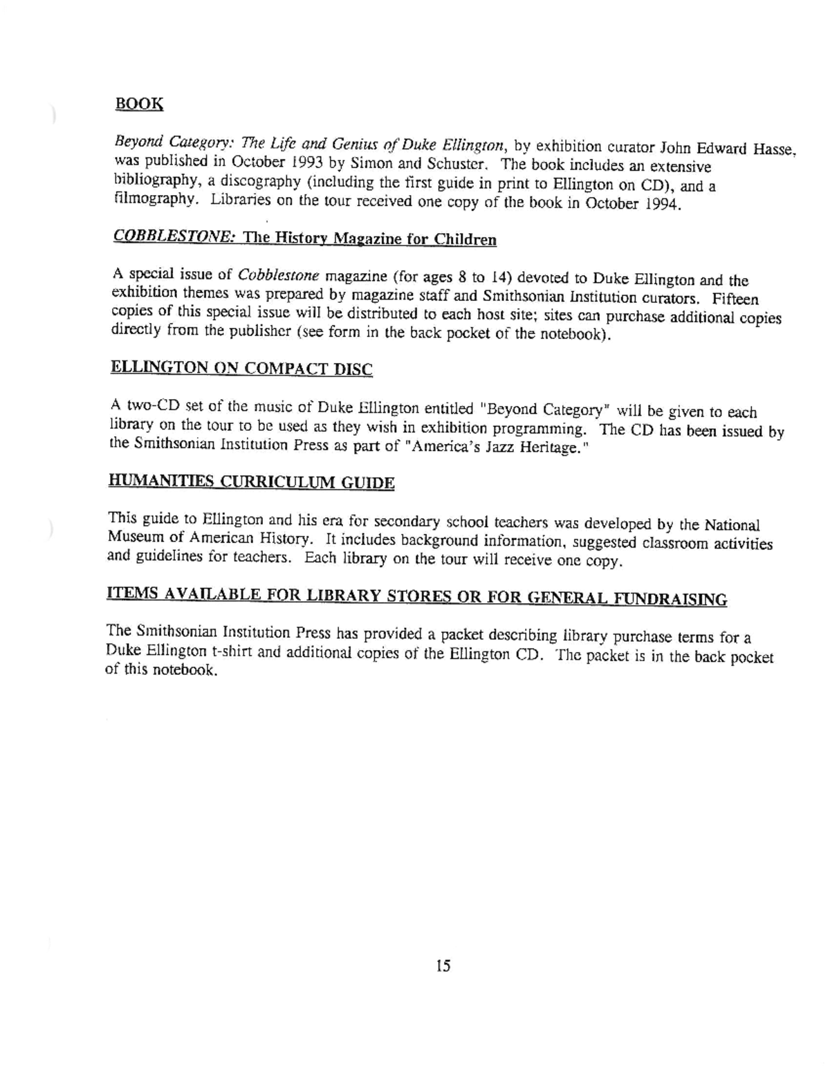 Duke Ellington Site Support Notebook - ENGL 002 - Studocu