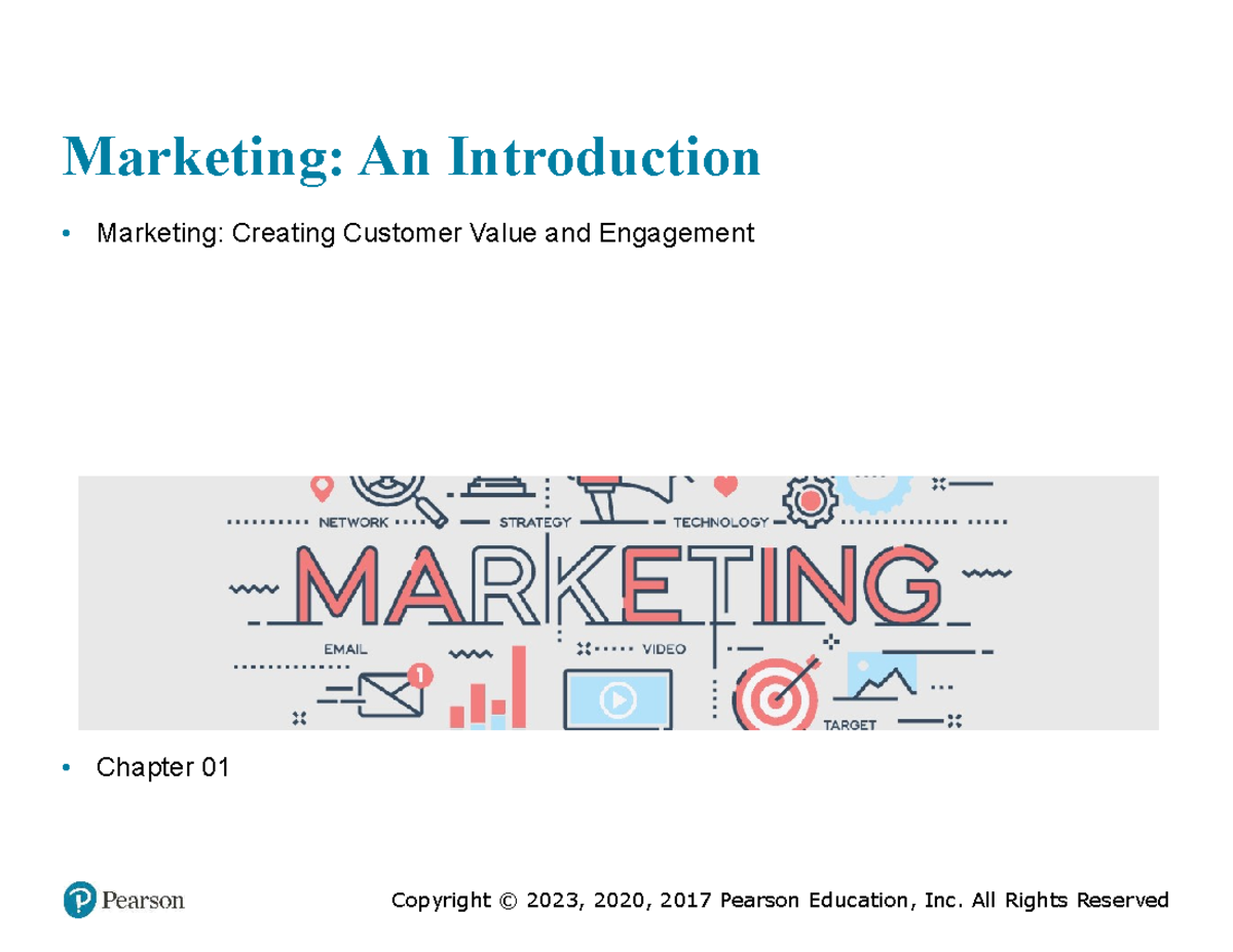 Chapter 1 - NOTE - Marketing: An Introduction Marketing: Creating ...