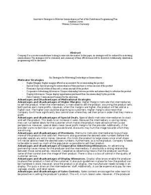 Marketing C212 - essay! - C212 - WGU - Studocu