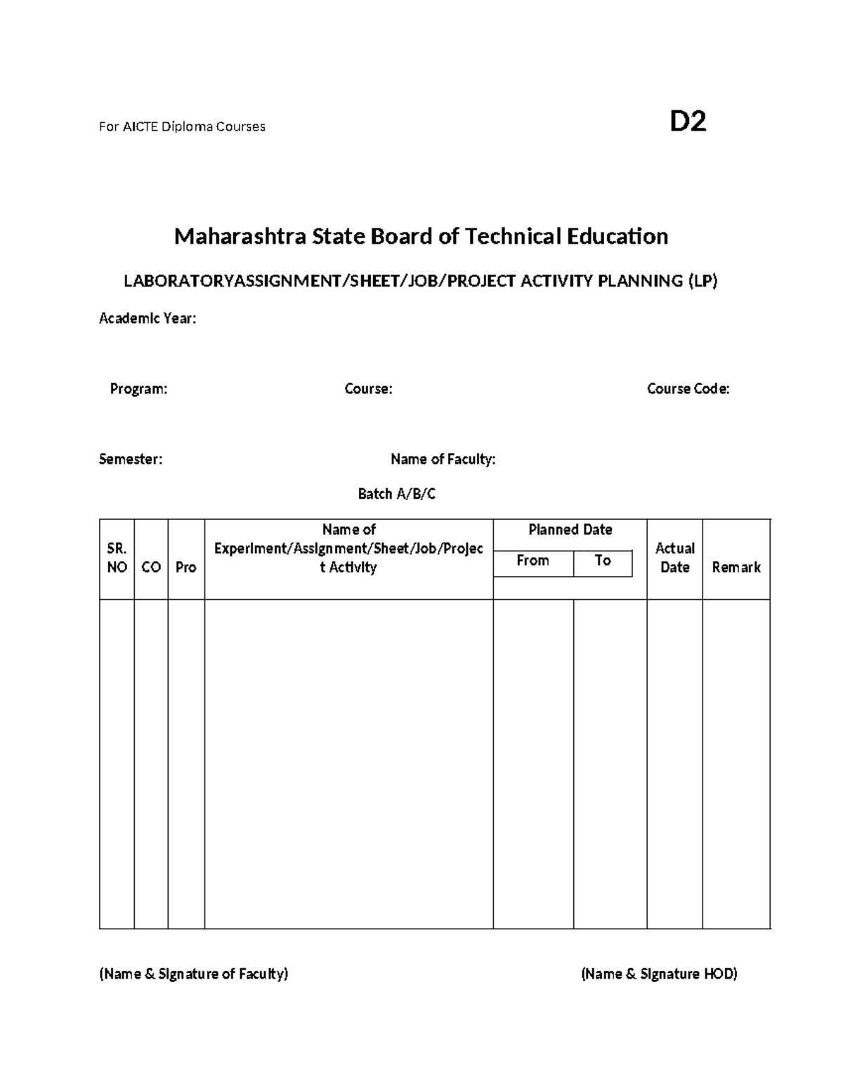 D2 - dfddf - For AICTE Diploma Courses D Maharashtra State Board of ...
