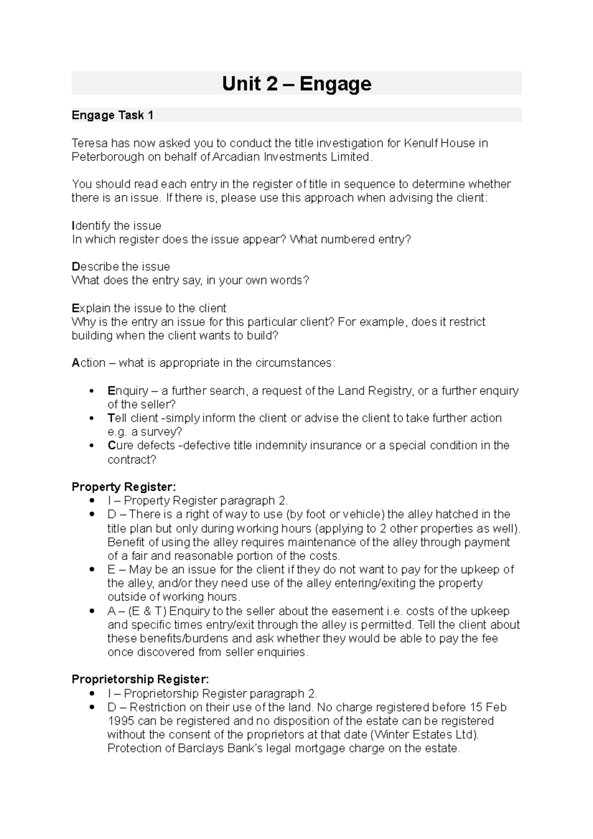 Unit 2 - Engage - Task 1 - Unit 2 - Unit 2 – Engage Engage Task 1 ...