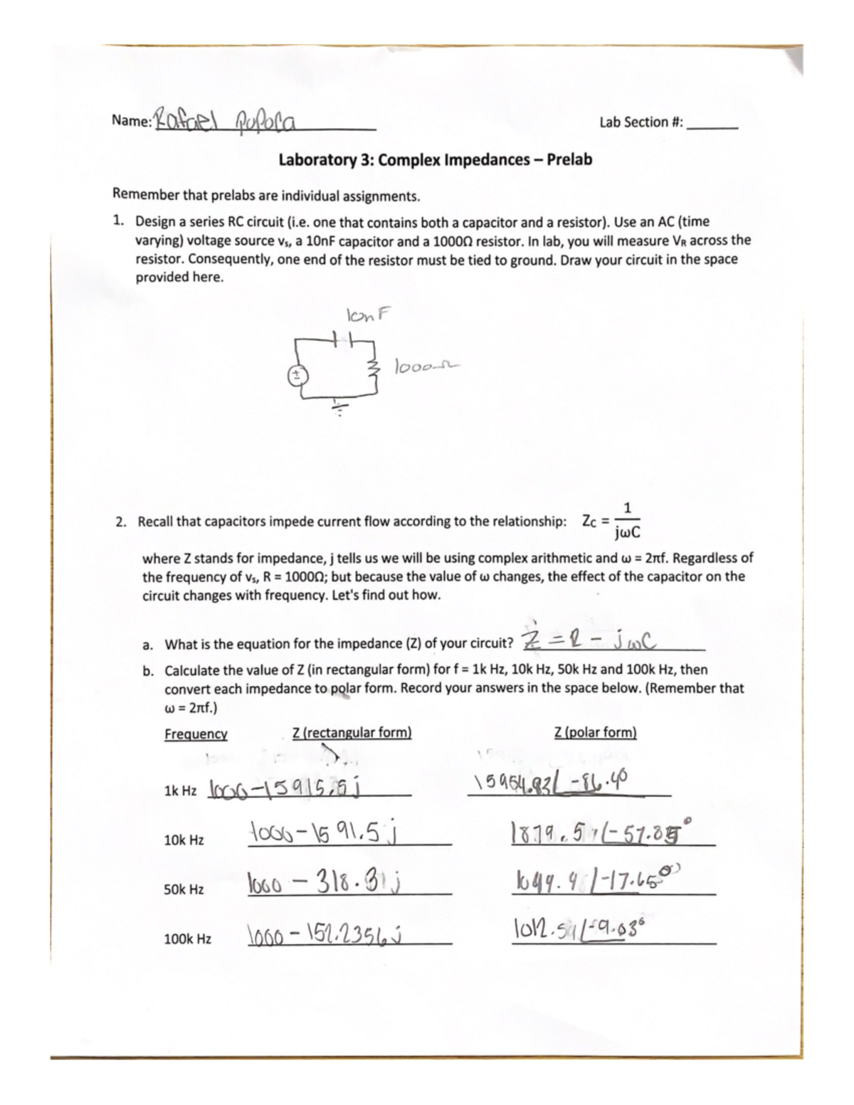 Pre lab 3 - pre lab - EE 1202 - Studocu
