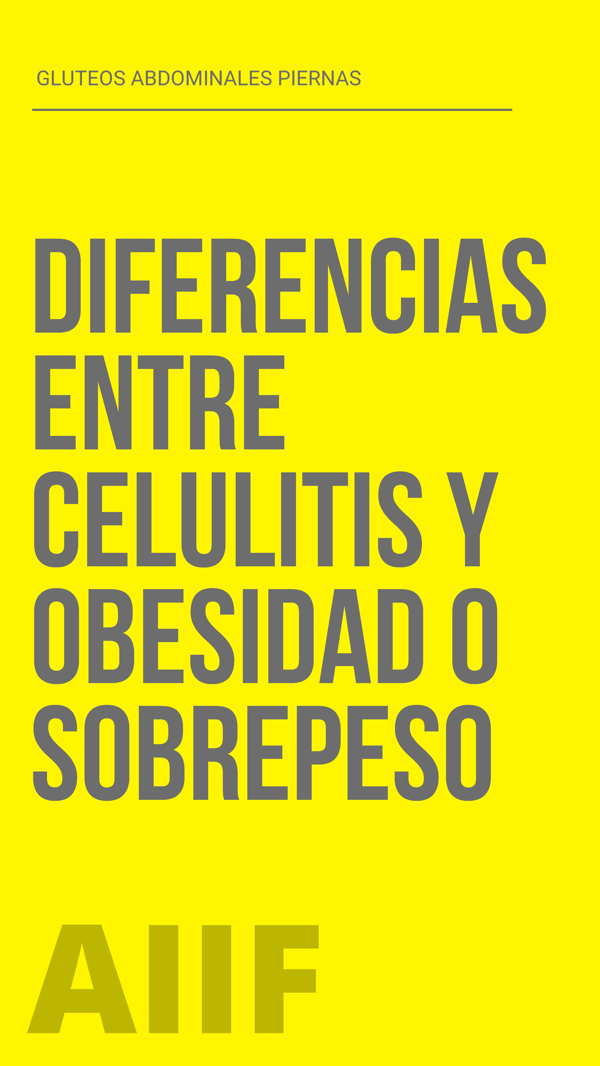 Celulitis y obesidad AIIF - diferencias entre celulitis y obesidad o ...