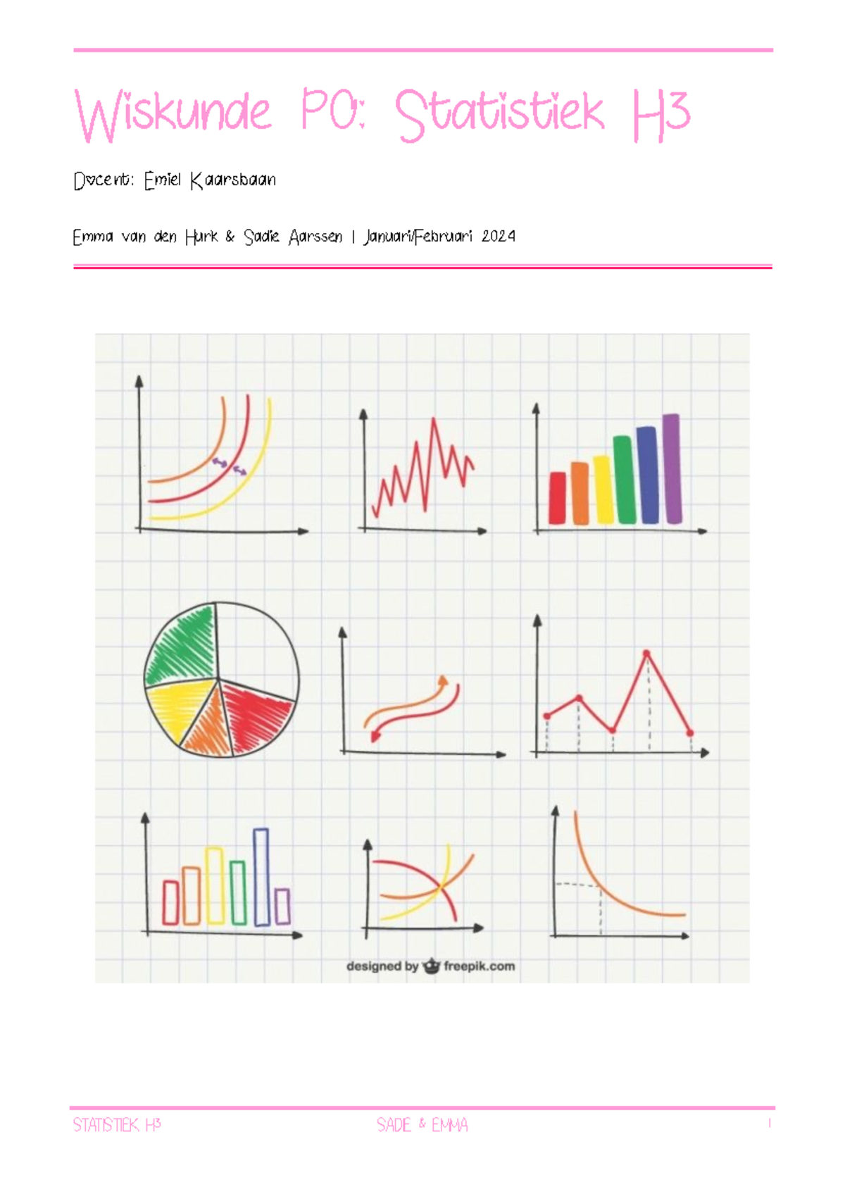 PO Statistiek - Emma & Sadie 4VWO - Wiskunde PO: Statistiek H Docent ...
