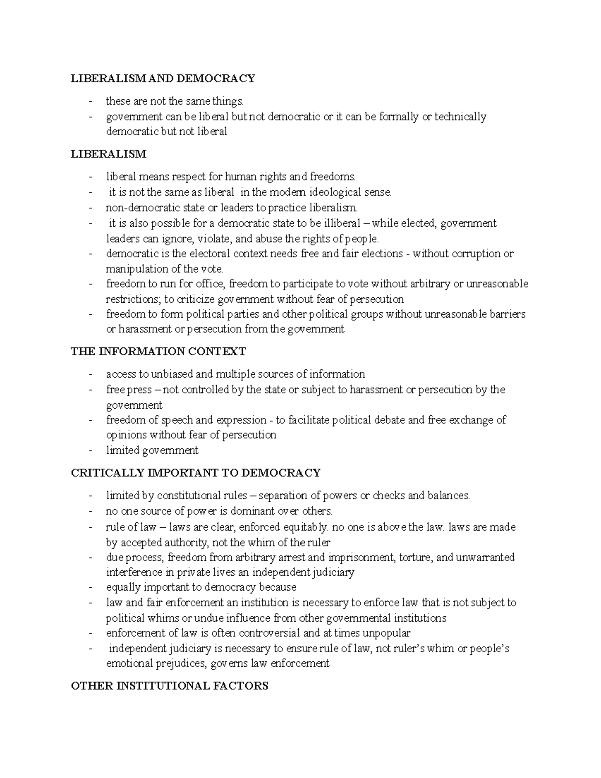 Gov notes 3 - Different Forms Of Government Around The World ...