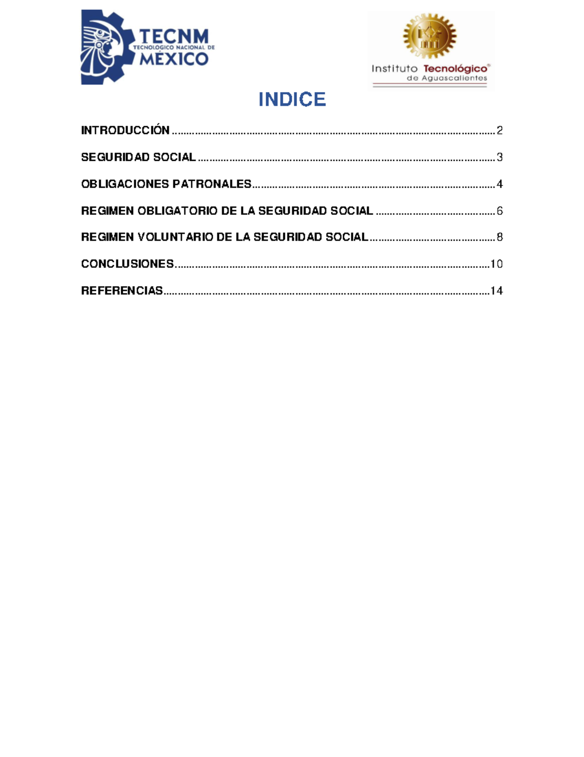 Seguridad Social Indice Introducción Seguridad Social Obligaciones