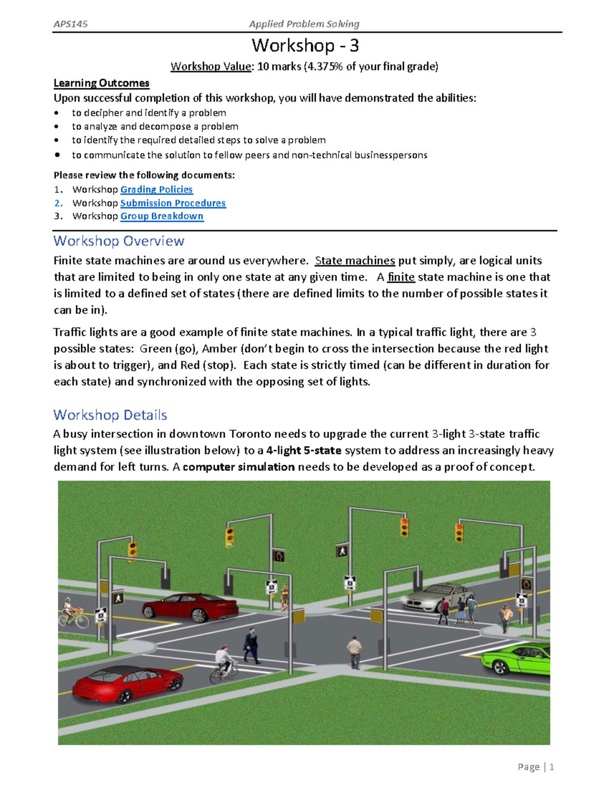 APS145 Workshop 03 - Workshop - 3 Workshop Value: 10 marks ( 4. 375 % of your final grade ...