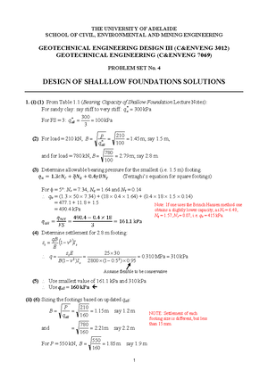 Geotech 3 Lecture Notes 2017 - GEOTECHNICAL ENGINEERING DESIGN III (C ...