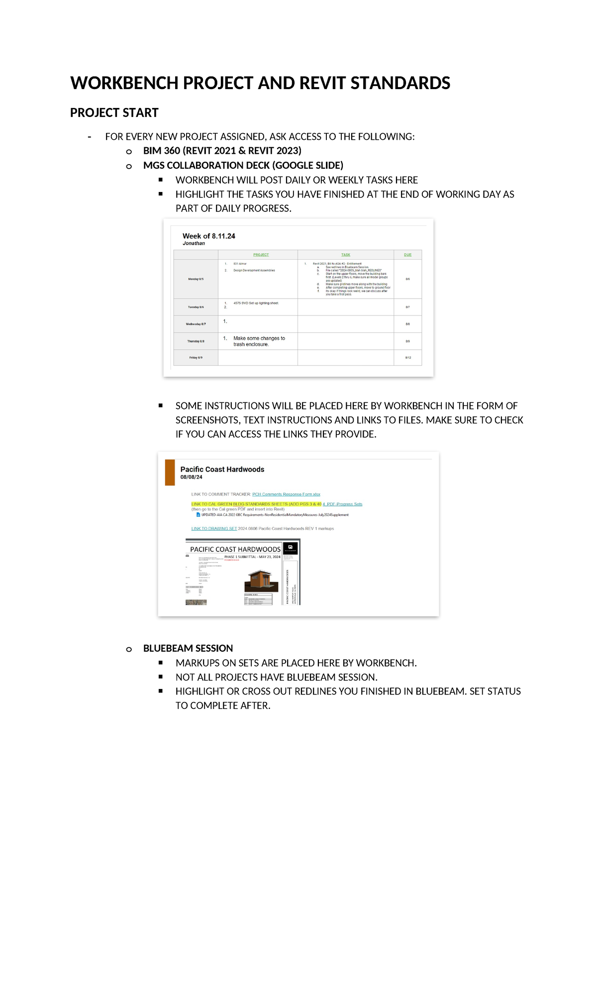 Workbench Project AND Revit Standards - WORKBENCH PROJECT AND REVIT ...