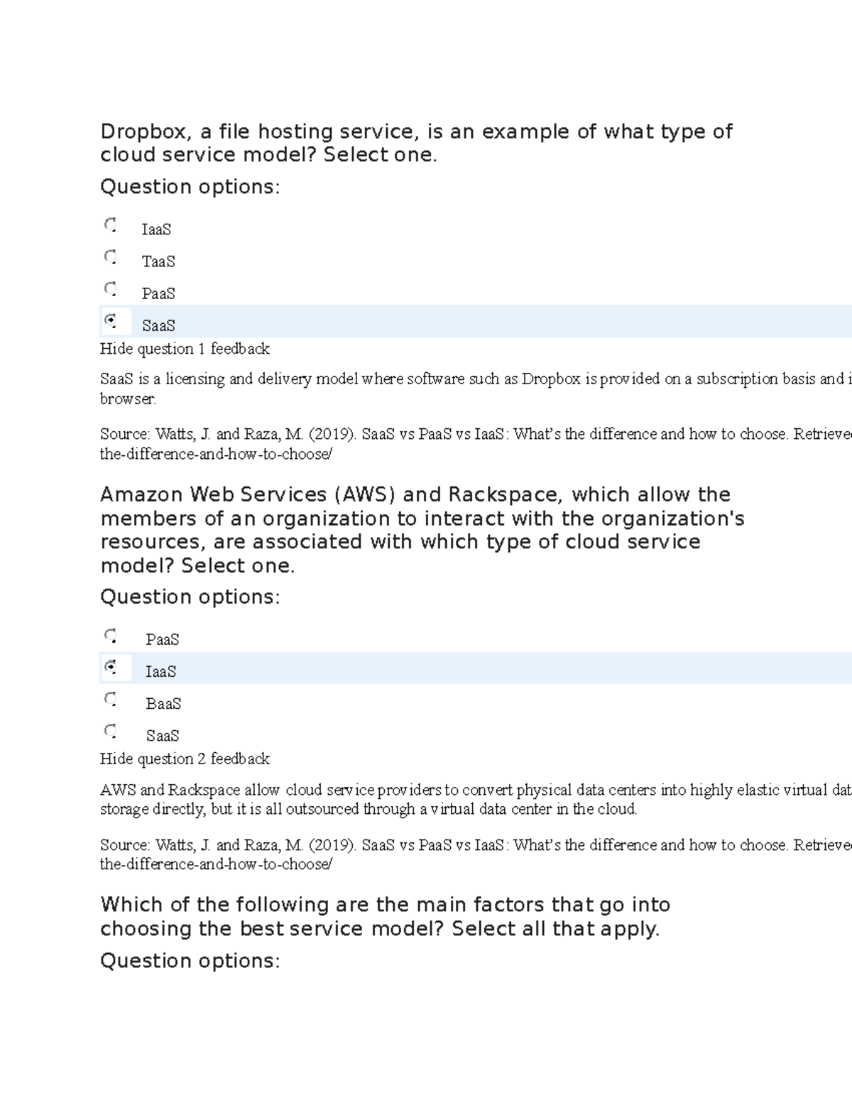 IT-272 4-2 Quiz - IT-272 4-2 Quiz - Dropbox, a file hosting service, is ...