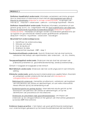 Module 9 Toledo Complete - 9. Onderzoeksopzet: Experimenteel onderzoek ...