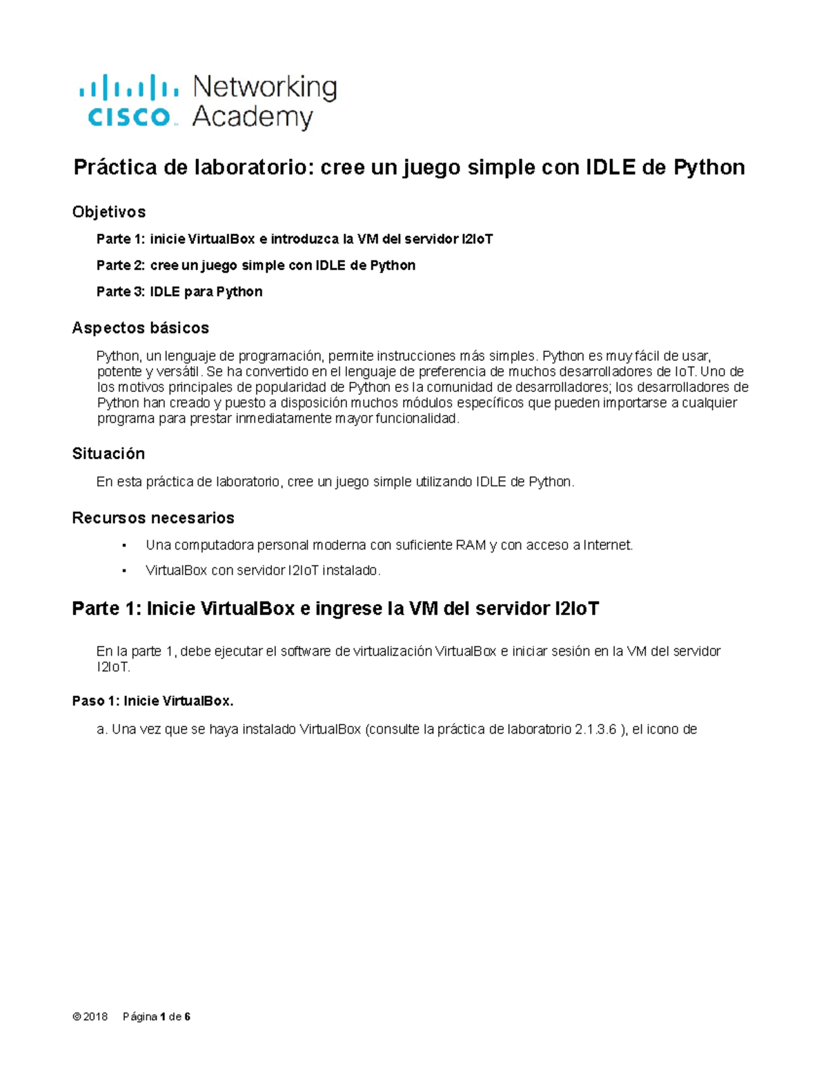 Create a Simple Game with Python IDLE - Objetivos Parte 1: inicie ...