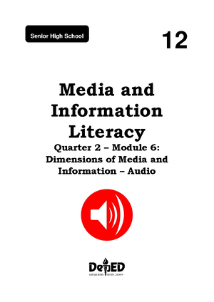 4 Q2 MIL - Module 4 Quarter 2 Media Information Literacy - 12 Media and ...