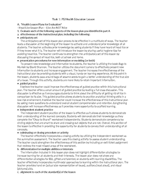 PE lesson plan Kickball - PE lesson plan: Kickball This lesson can be ...