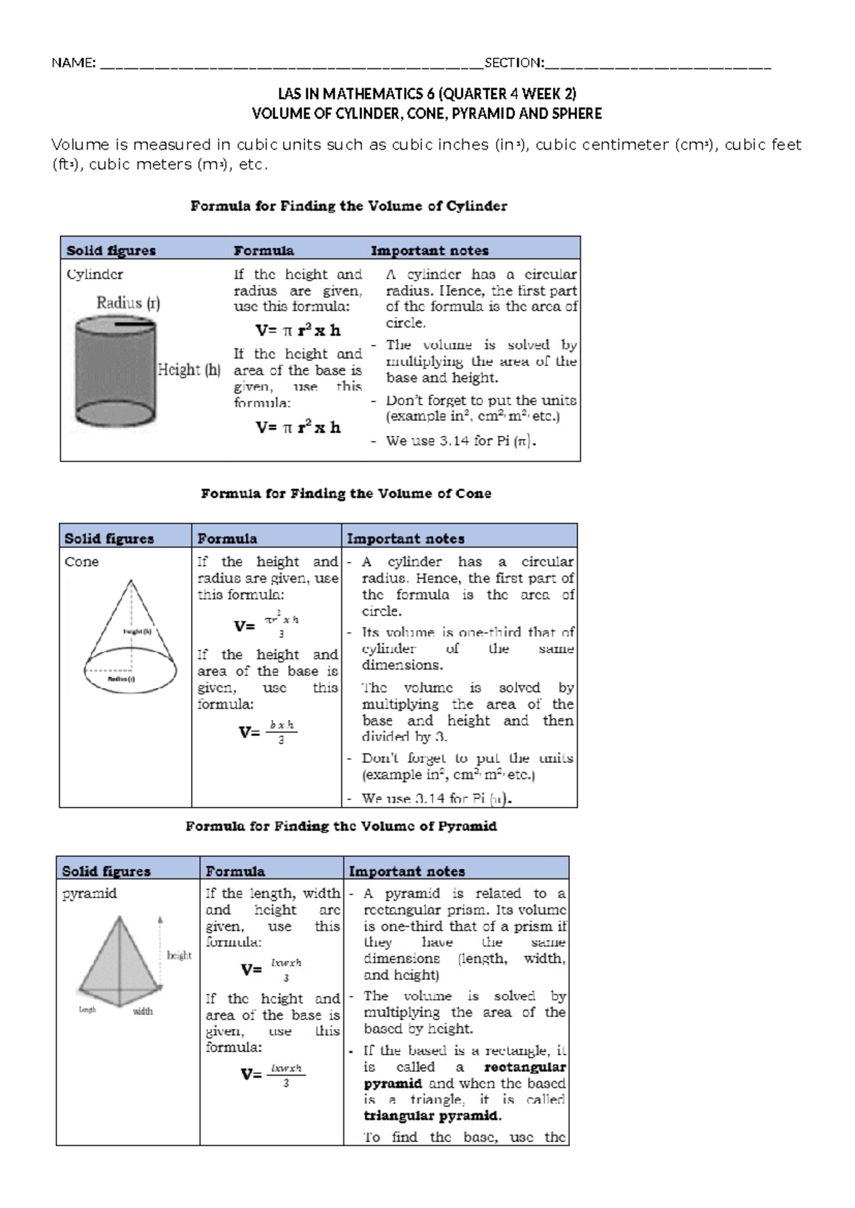 Math LAS 2 Q4 - Math practice activity sheets - Mathematics for General ...