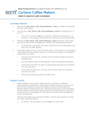 Instructions NP EX16 CS1-4a - New Perspectives Excel 2016 | Modules 1–4 ...