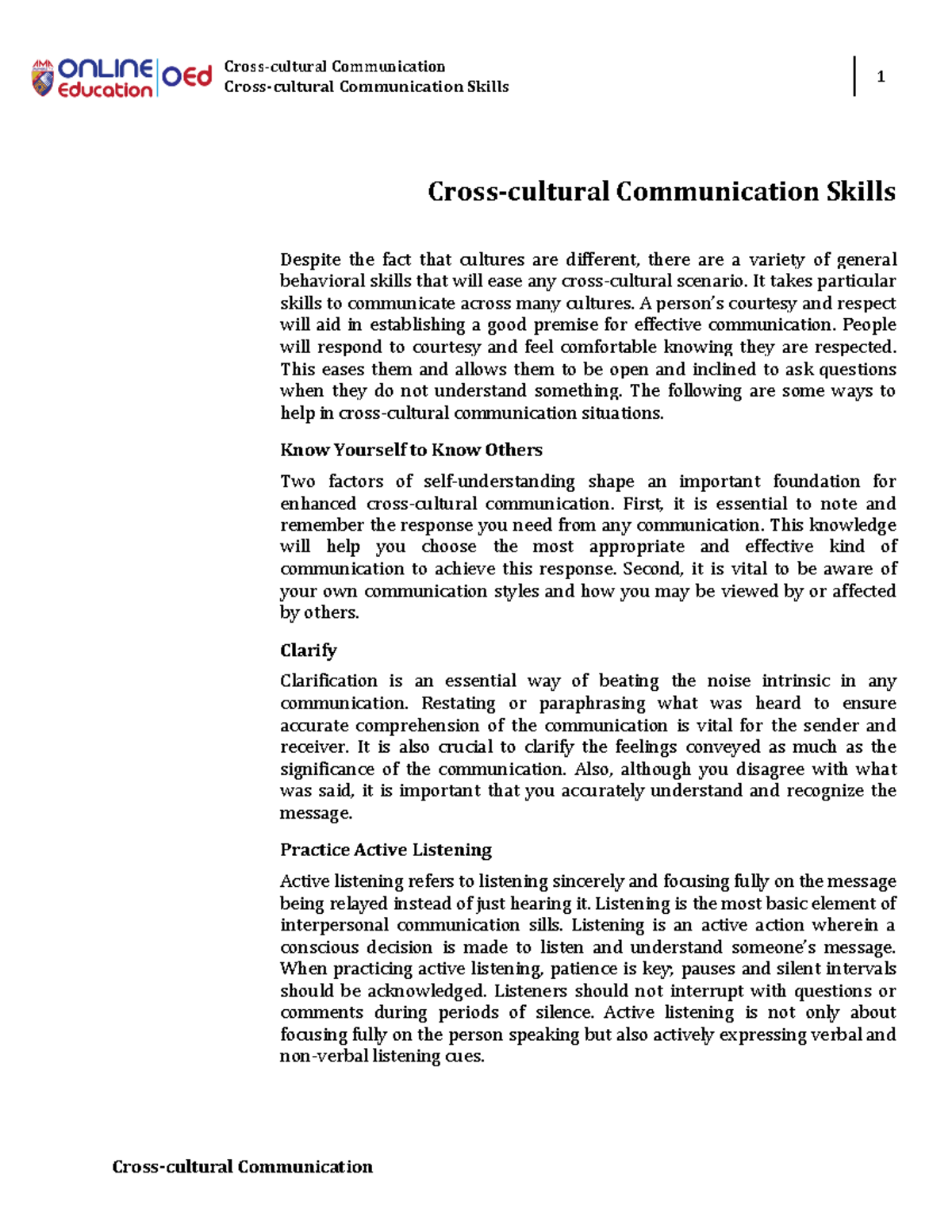 Week013 Cross cultural Communication Cross cultural Communication ...