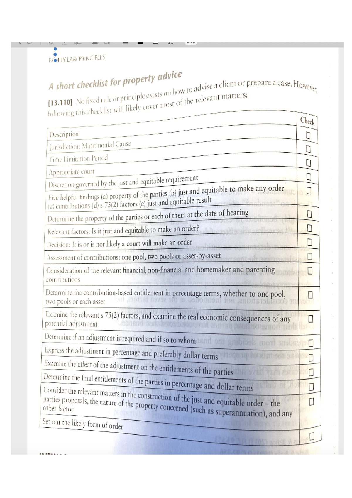 checklist for property advice - 076516 - Studocu