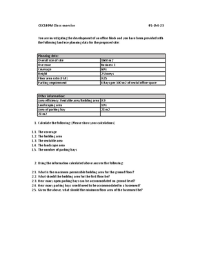 2018 PSM 01 exam question - ठ⃚ THE SOUTH AFRICAN COUNCIL for the QUANTITY SURVEYING PROFESSION ...