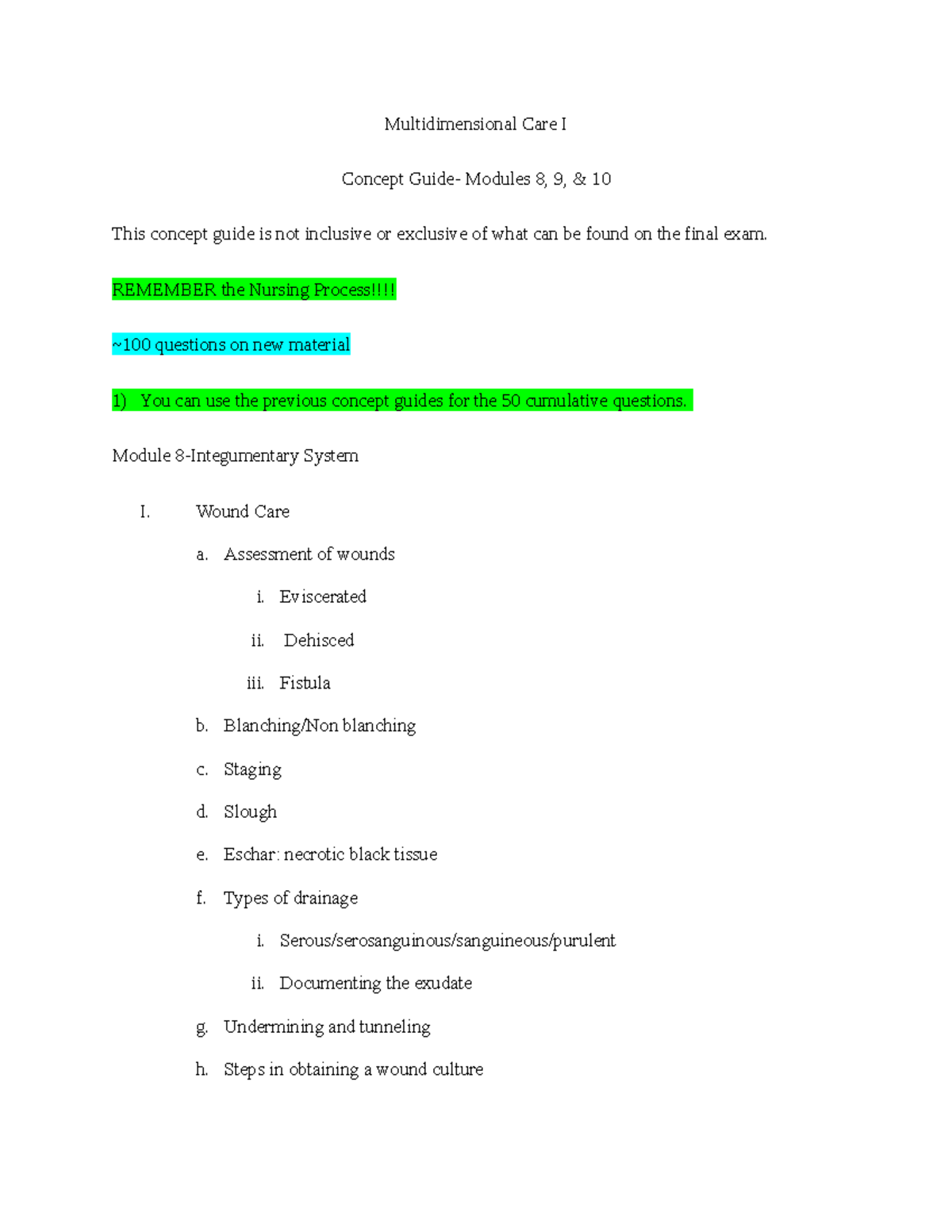 MDC1 Final Concept Guide - Multidimensional Care I Concept Guide ...