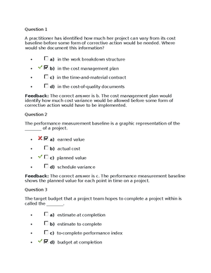 MBA 620 Quiz - MBA 620 Module 5 Quiz - How do you determine the ...