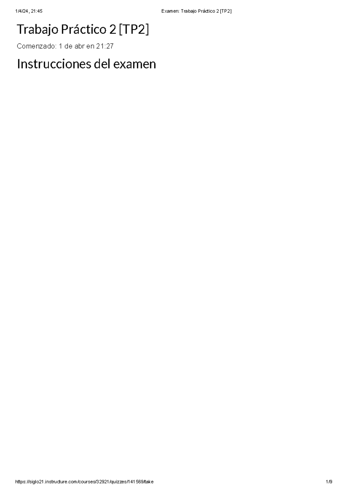 TP2 -SOL 85 - tp2 adm comunidades en linea - Trabajo Práctico 2 [TP2] Comenzado: 1 de abr en 21 ...