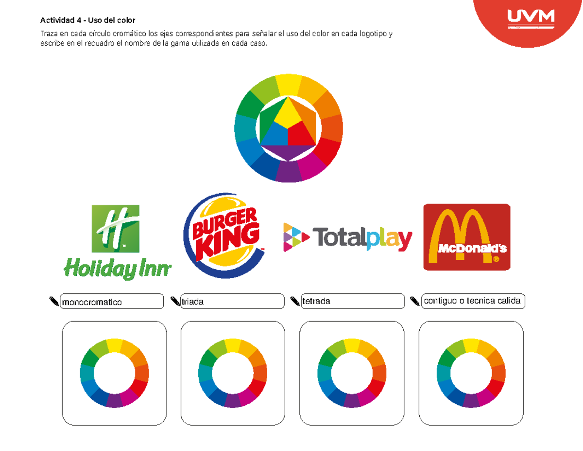 Act4 - Para guiarse - Teoria y manejo del color - - Studocu