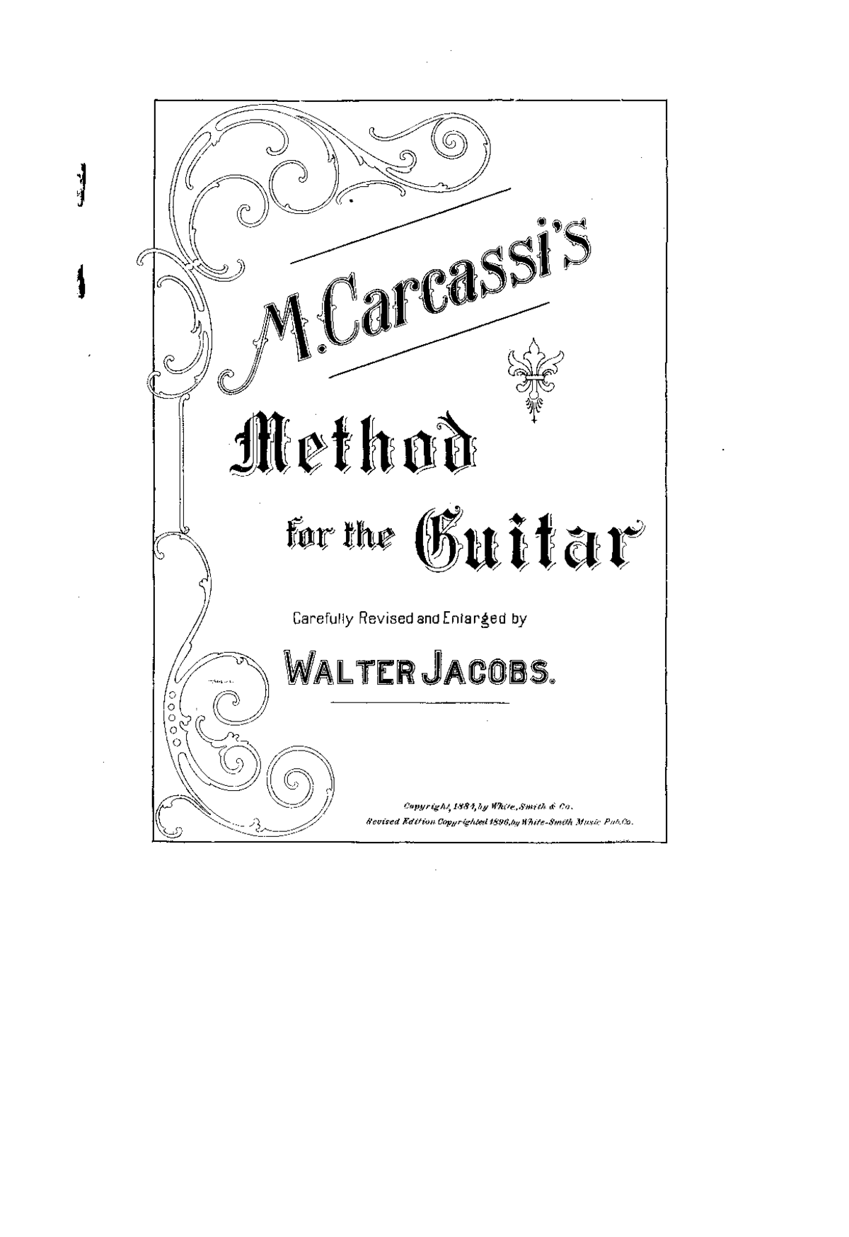Carcassi Method - practical materials - Method for the Guitar Carefully ...